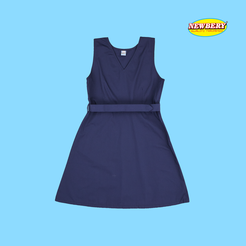 661D# NBR PINAFORE NAVY BLUE – PRIMARY – Newbery