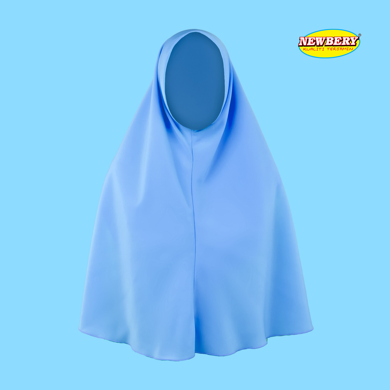 732C# NBR TUDUNG LABUH BULAT LIGHT BLUE KOSHIBO LICIN – Newbery